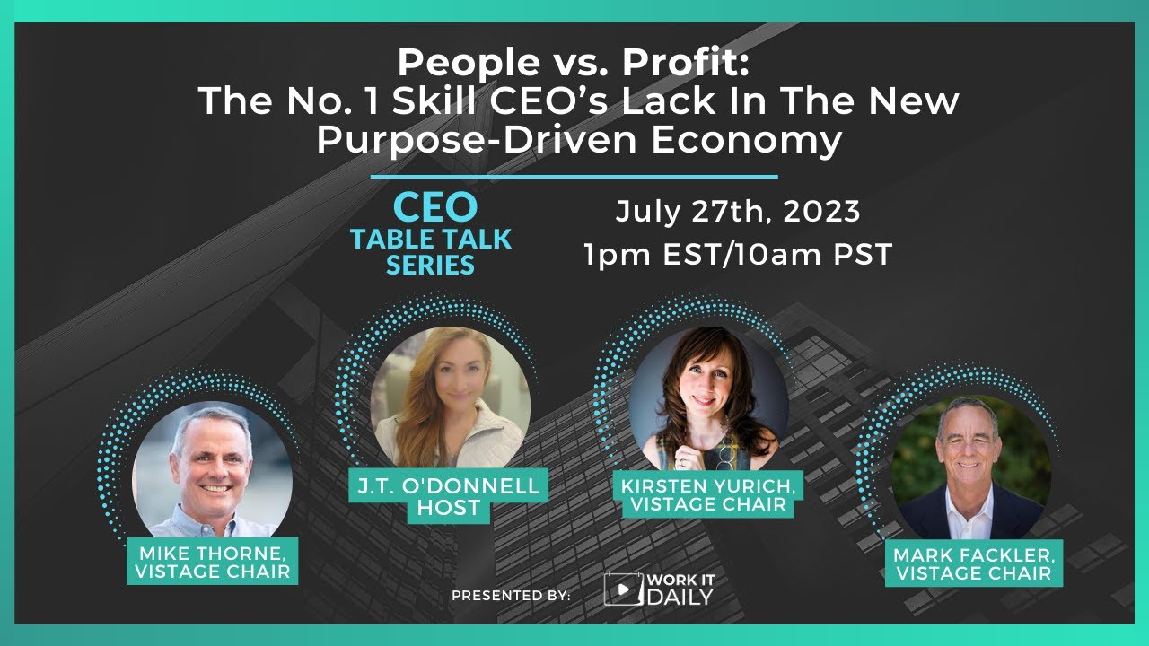 People vs. Profit: The No. 1 Skill CEO’s Lack In The New Purpose-Driven ...