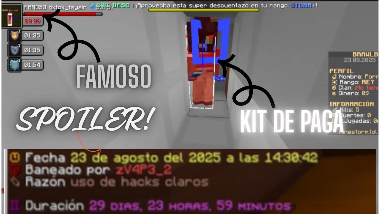 Domine y Humille Al Top 1 De KILL Termino Baneado... En BoxPvP💥 /minestorm - YouTube
