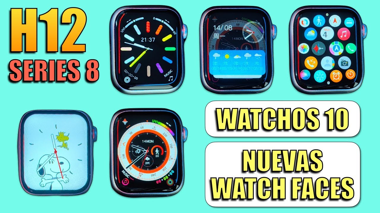 H12 Pro Plus (Series 9) WatchOS 10 - YouTube
