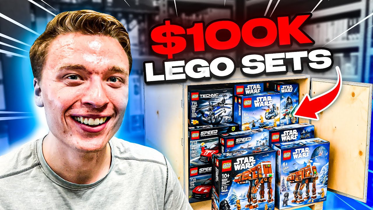 We Finally Unboxed the $100,000 LEGO Collection - YouTube
