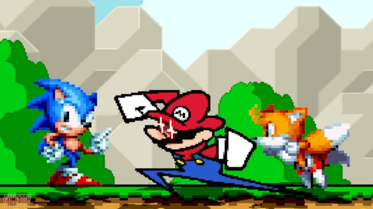 Speedrunner Mario VS Sonic Mania | Best of 3 - YouTube