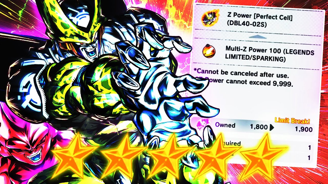 *PERFECT CELL* nel REGEN è 🤯 PERFECT CELL Legends Limited 5* 700 ...