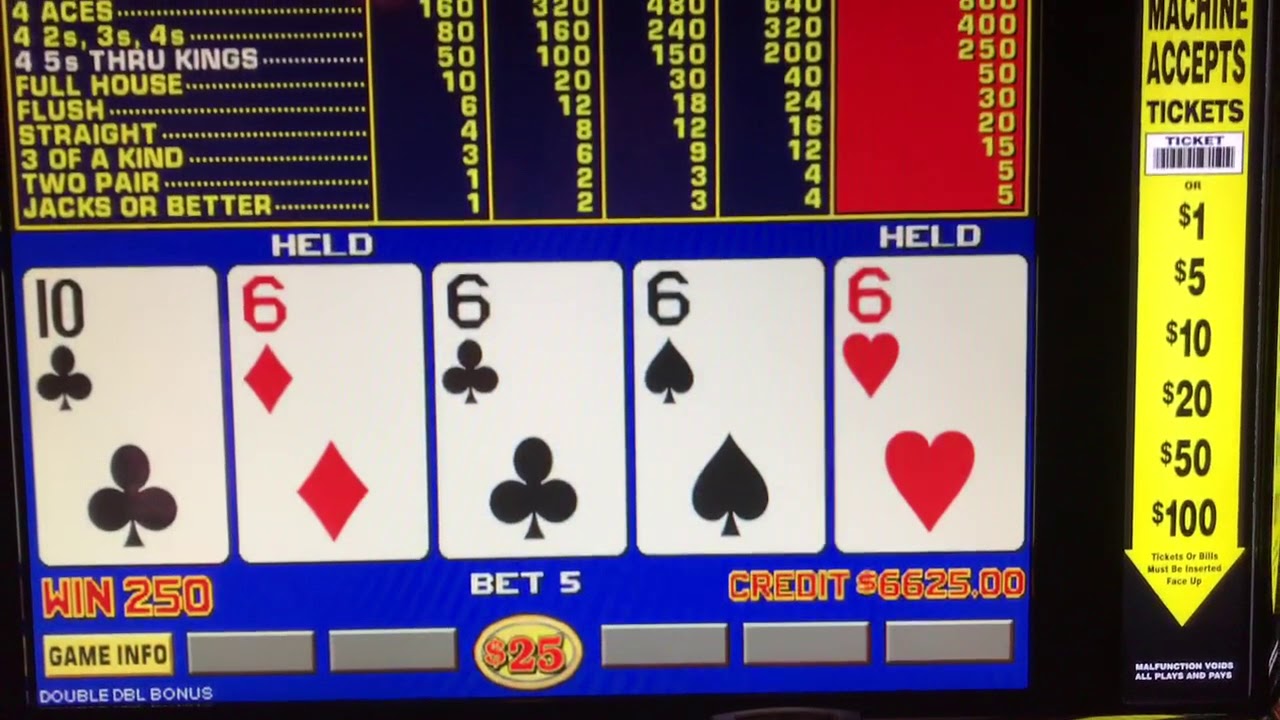 IGT Game King Double Double Bonus Poker Jackpot - YouTube