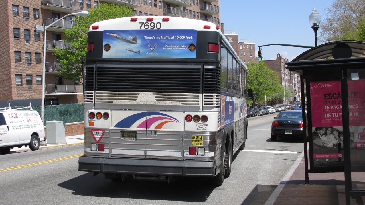 NJT MCI D4000 #7690 on the 165 to Oradell (Inside) in HD - YouTube