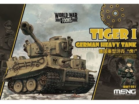 MENG Models World War Toons Tiger 1 Kit Review - YouTube