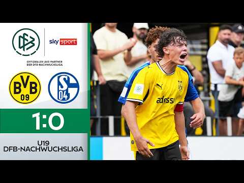 BVB siegt im Revierderby! | Borussia Dortmund - FC Schalke 04 | Highlights U19-DFB-Nachwuchsliga