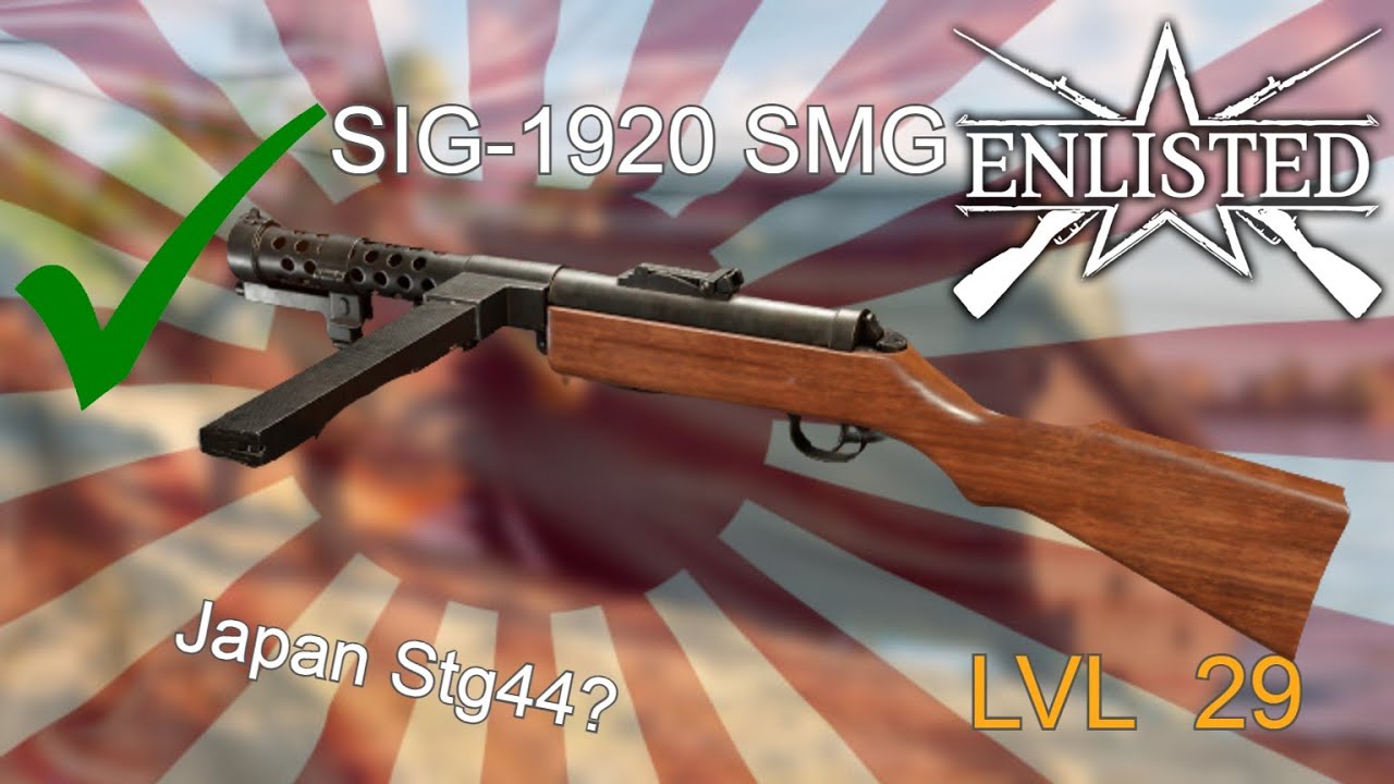 Enlisted: SIG-Bergmann M1920 SMG review! Not bad - YouTube