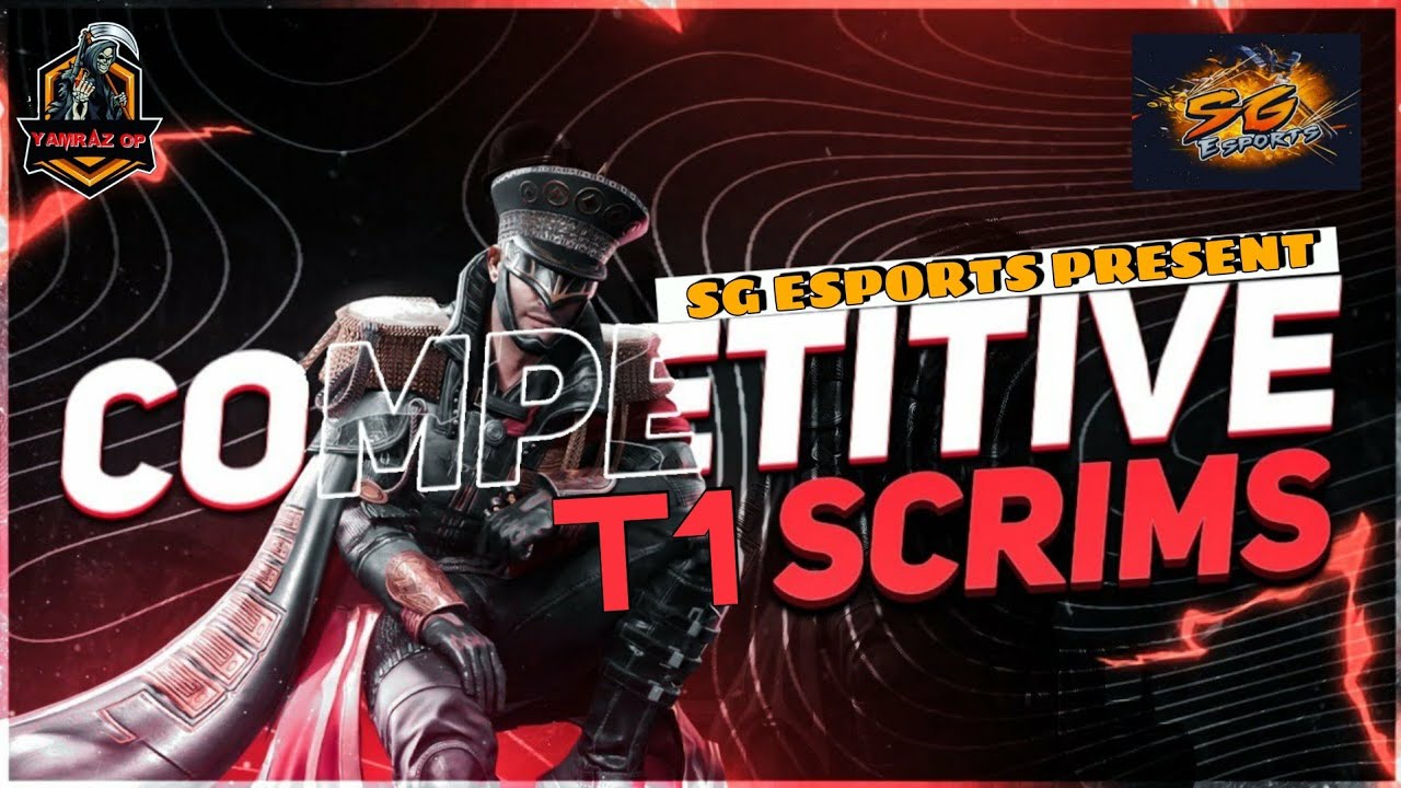 SG ESPORTS PRESENT T1 SCRIMS WITH YAMRAZ GAMING || #2KSOON || PUBG OP ...