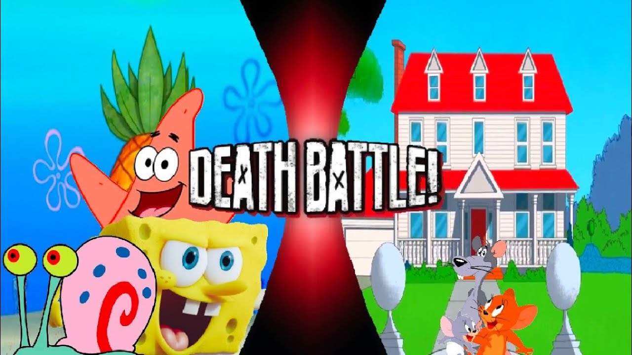 death battle trailer spongebob and pals vs jerry and pals (spongebob ...