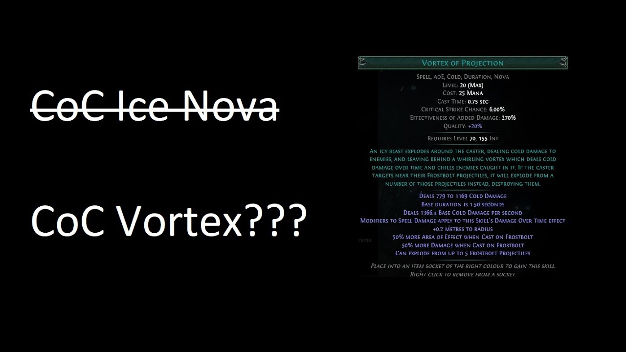 Cast on Crit Vortex in Path of Exile 3.23 - YouTube