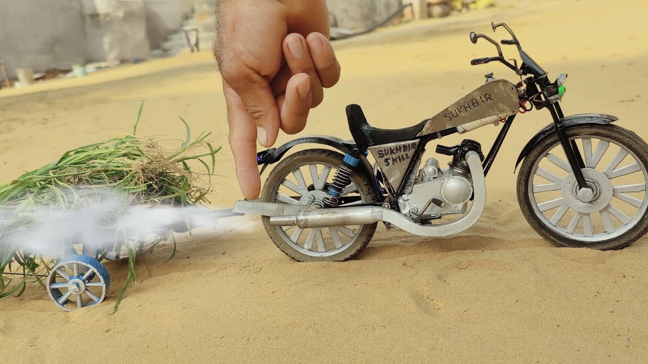 Diy bike project || how to make a bike || powerful bullet bike - YouTube