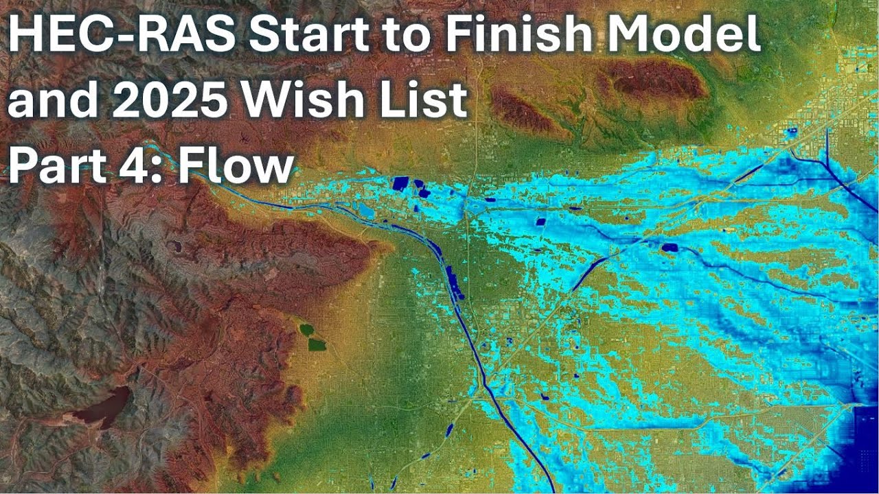 HEC RAS Start to Finish Model and 2025 Wish List - Part 4: Flow - YouTube