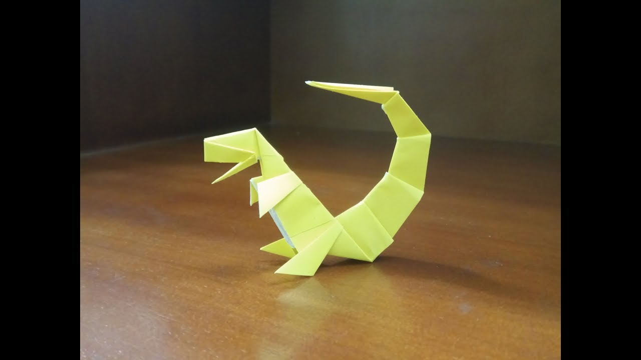 Origami Baby Dragon - How To Make Baby Dragon - YouTube
