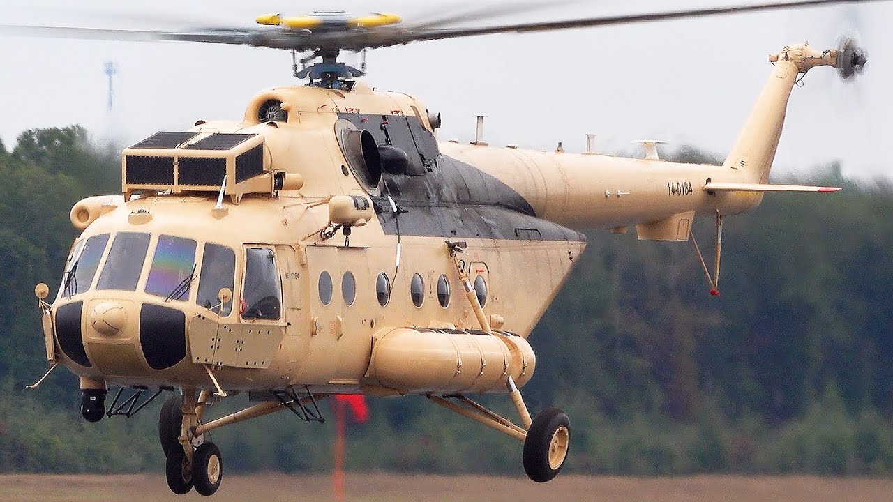ULTRA RARE U.S. MI-17 HELICOPTER — CRAZY POWERFUL STARTUP, HOVER ...
