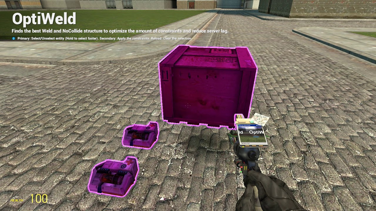 How to make item crates in vanilla Garry's Mod - YouTube