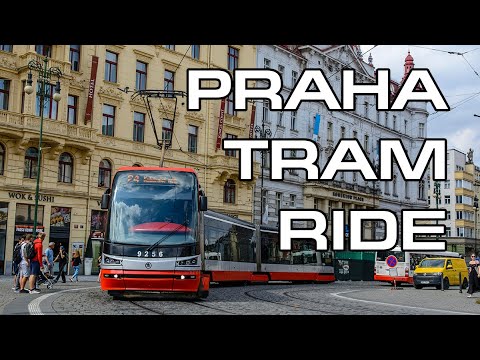 Prague tram ride - line #22 - YouTube