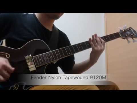 String Comparison on Ibanez AGB200 - Slick Round(Half-Round) vs Nylon Tapewound