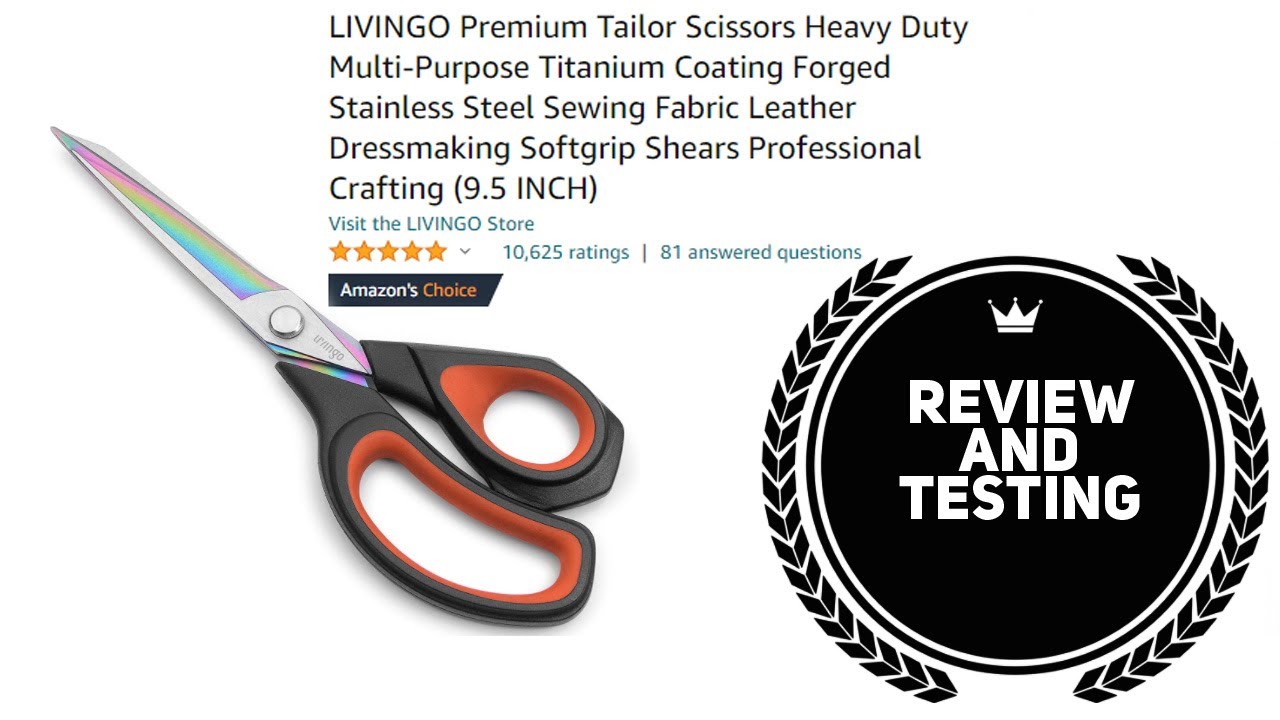 Testing Amazon's Highest Rated Scissors -- 10,000 5 Star Reviews - YouTube