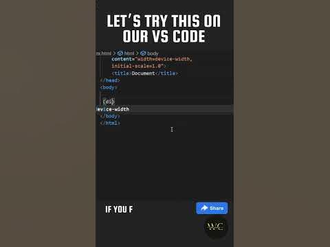 #5 🧐Quick VS Code Tricks 🎯 | Visual Code Tricks #coding #htmlcss #webdevelopment #javascript # ...