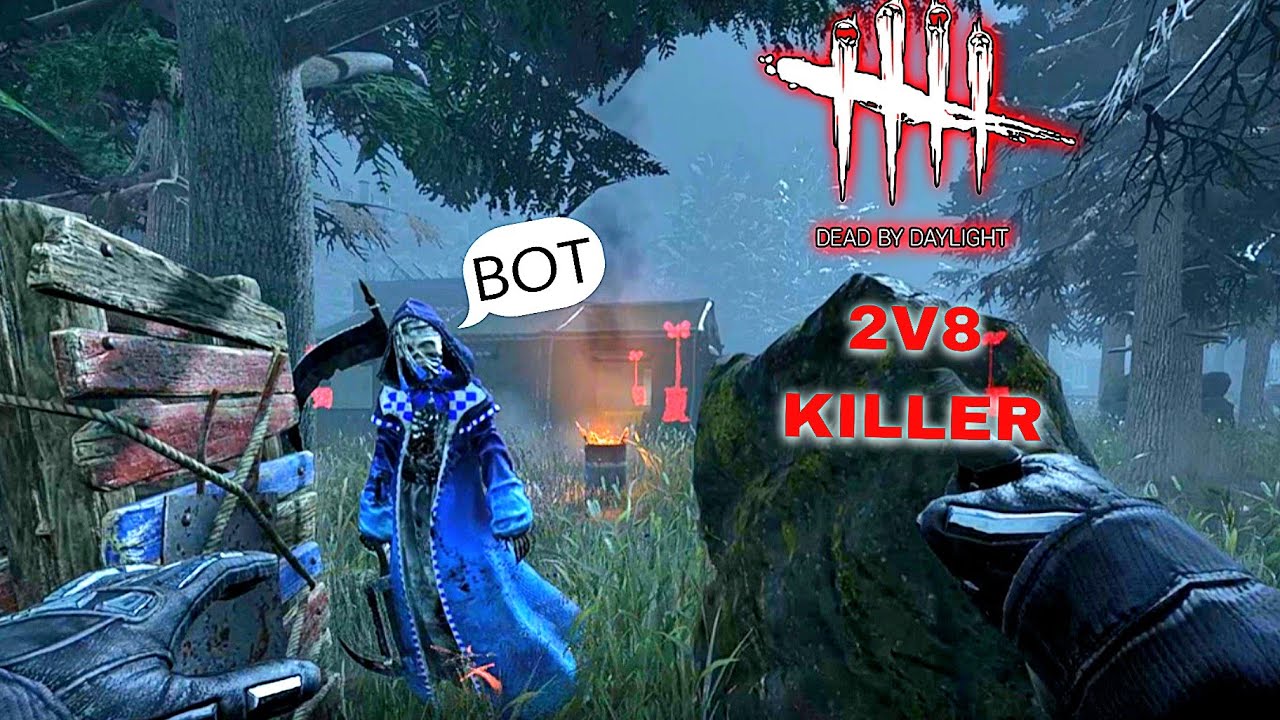 Dead By Daylight |Ghost Face & Nurse (BOT) Killer Match|2V8 GAME Silent ...