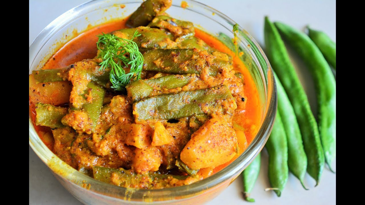 ଶିମ୍ବ ଆଳୁ ରାଇ(ବେସର) |Odia Simba Rai |Broad Beans Gravy Curry(सेम आलू ...