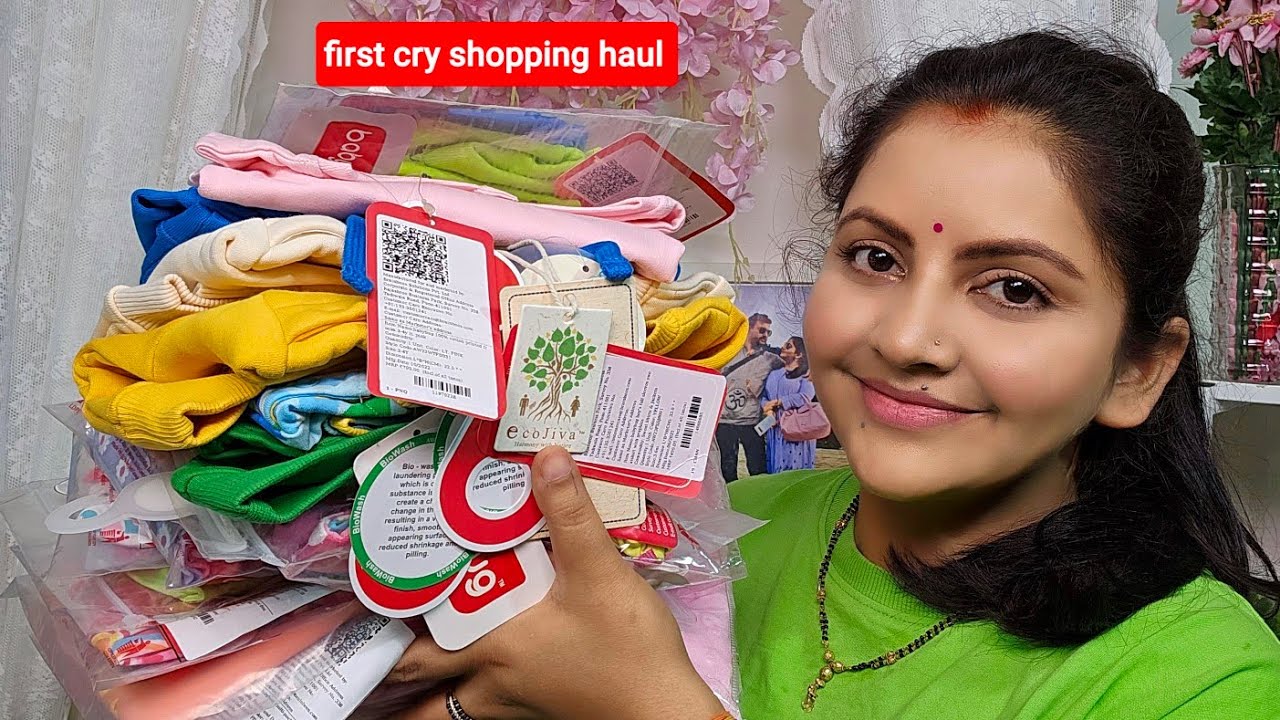 first cry shopping haul | shopping for my new born baby boy - YouTube