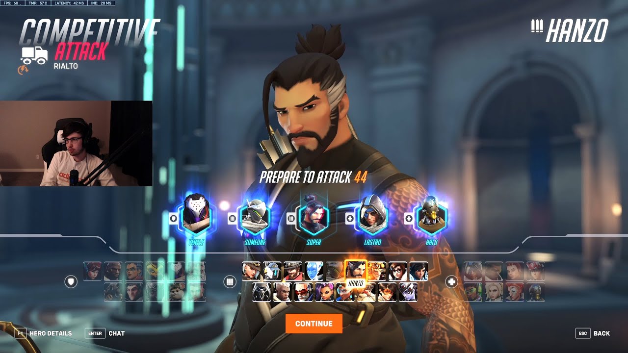 SUPER HANZO GAMEPLAY ON RIALTO! [ OVERWATCH 2 TOP 500 SEASON 3 ] - YouTube