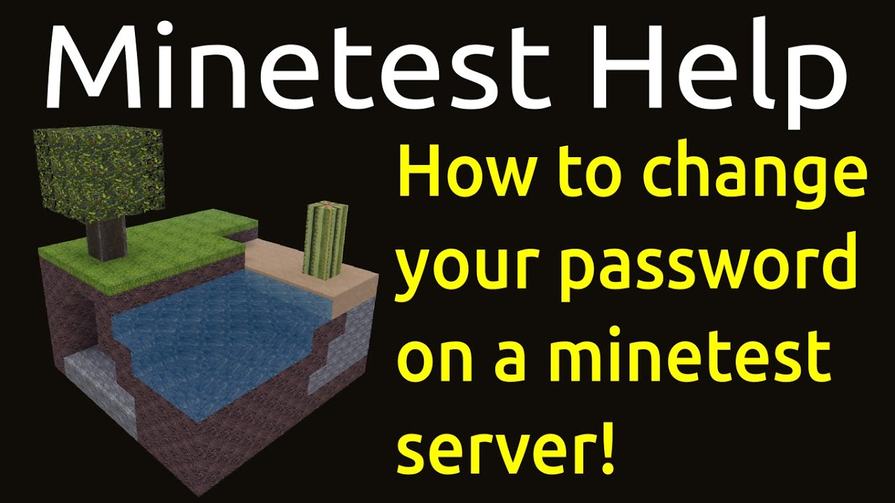 How to change your password on a Minetest server by Eli-BOT - YouTube