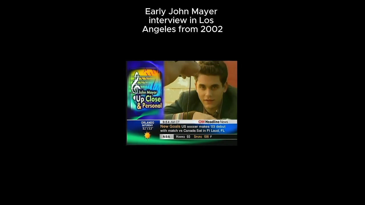 John Mayer Rare Interview 2002 #shorts - YouTube