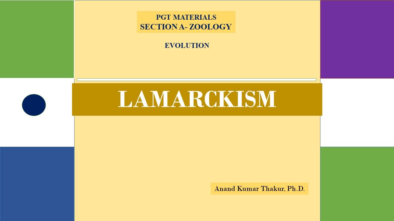 LAMARCKISM - YouTube
