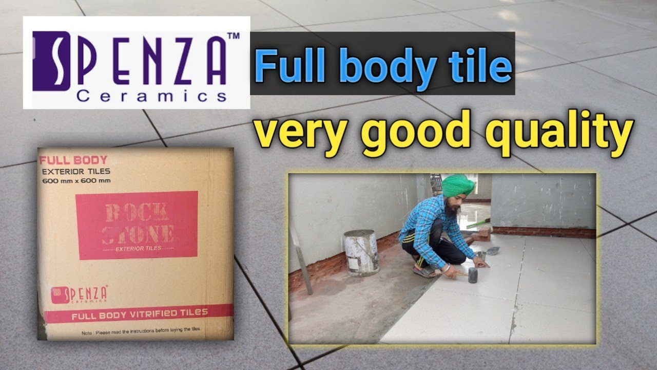 || SPENZA full body tile fitting || Size 2'×2' #spenzaceramics - YouTube
