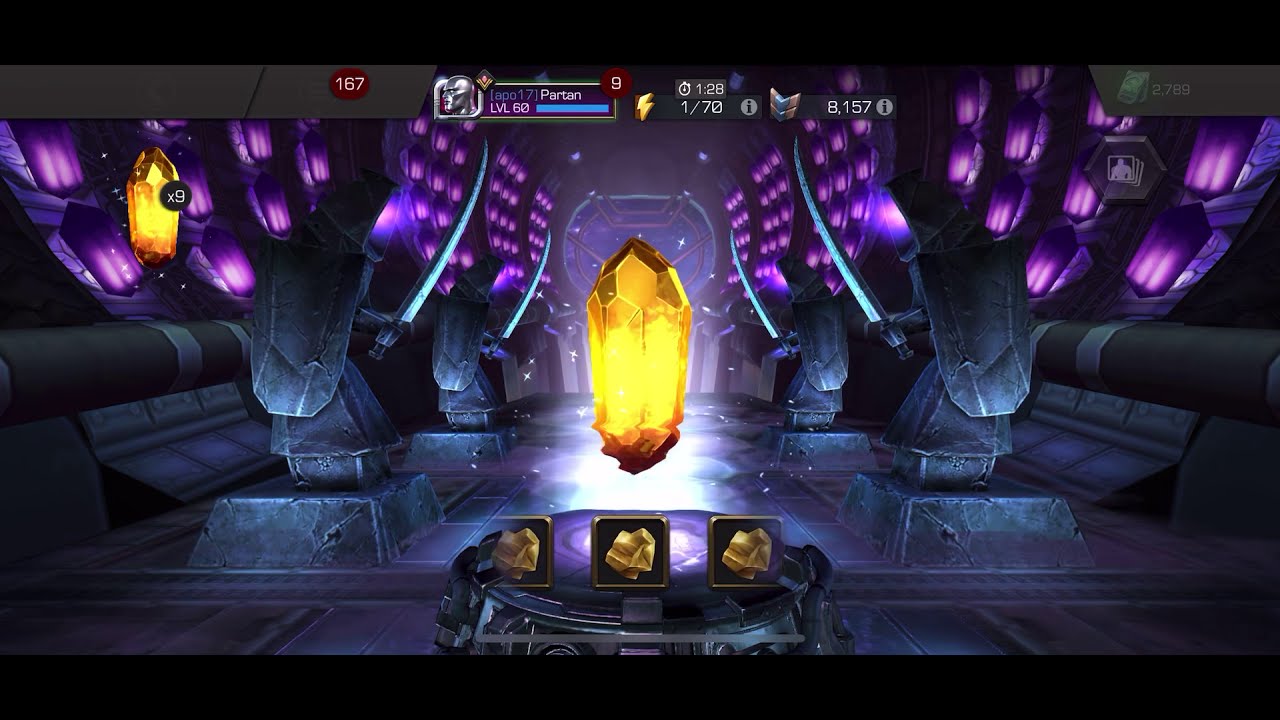 Pool's Gold Crystal Opening and Copy Gold Deadpool - MCOC Marvel ...