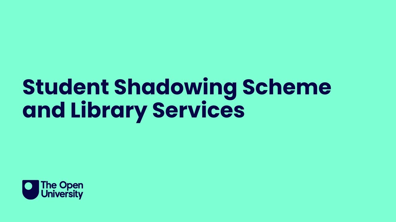Student Shadowing Scheme and Library Services - YouTube