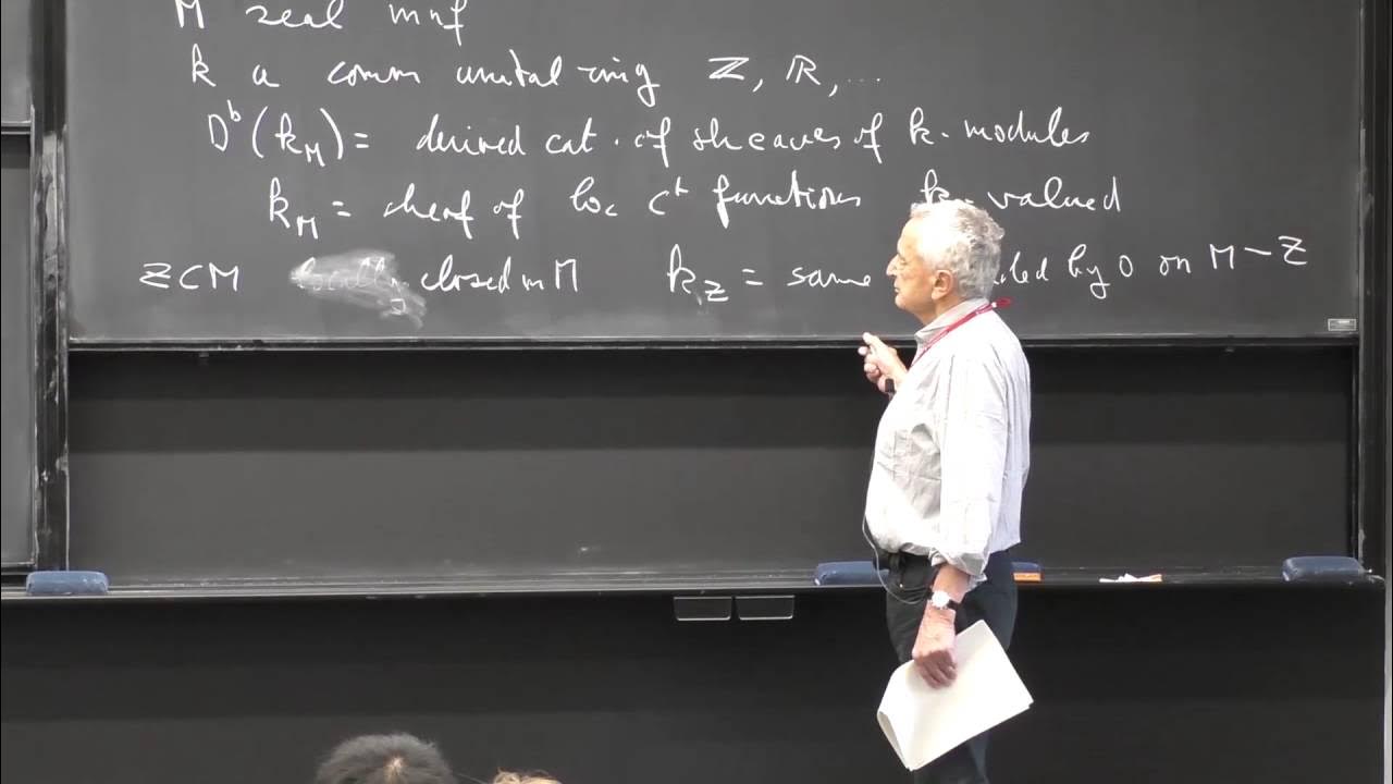 An introductory course on Real and Complex Microlocal Analysis [1] - Pierre Schapira - YouTube