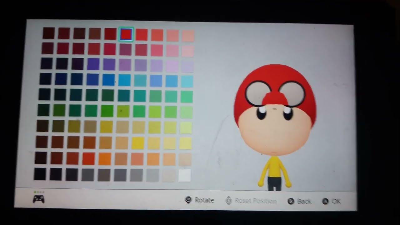 How to make a Super Mario Mushroom Mii on the Nintendo Switch - YouTube