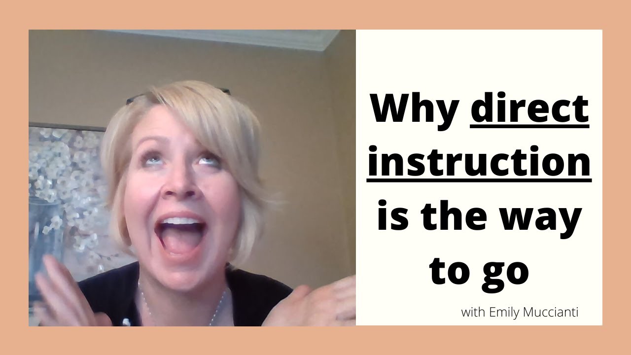 Direct instruction in reading intervention - YouTube