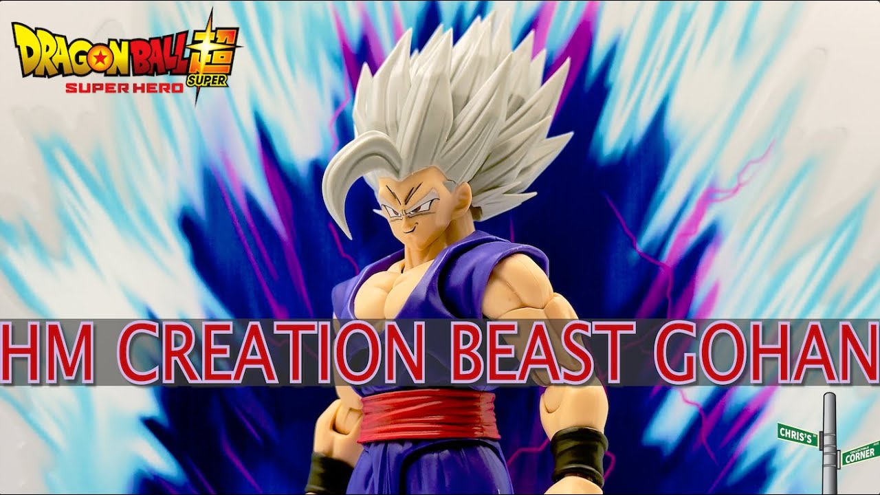 HM CREATION BEAST GOHAN HEAD SCULPT REVIEW - YouTube