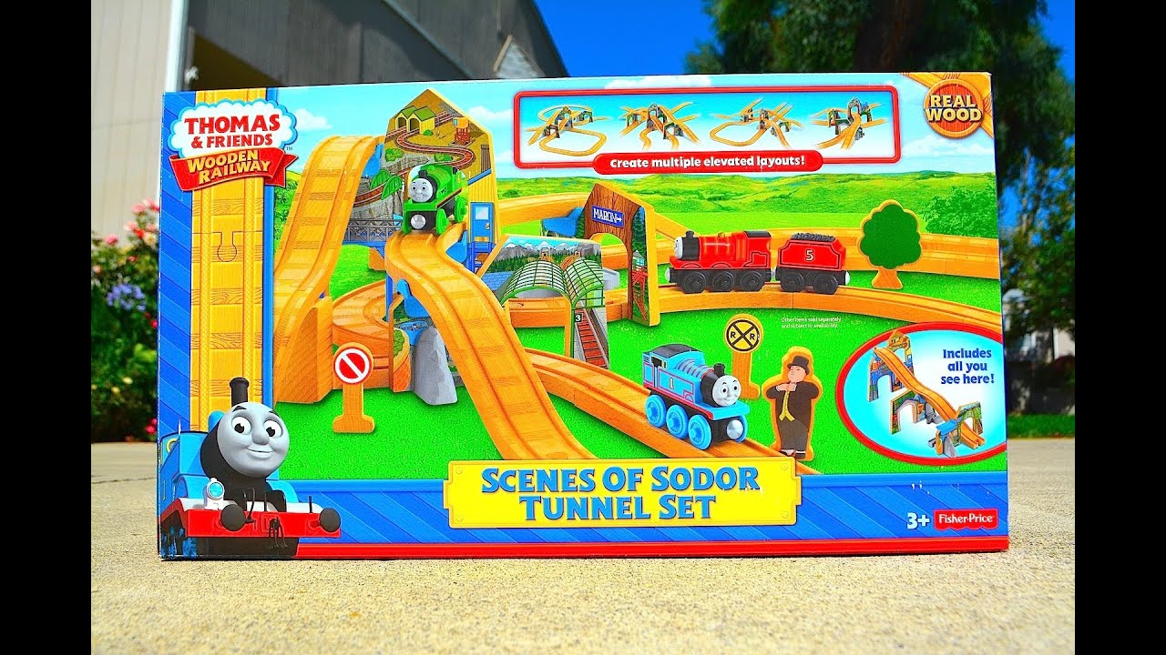 Thomas And Friends SCENES OF SODOR TUNNEL SET 2014 Wooden Toy Train ...