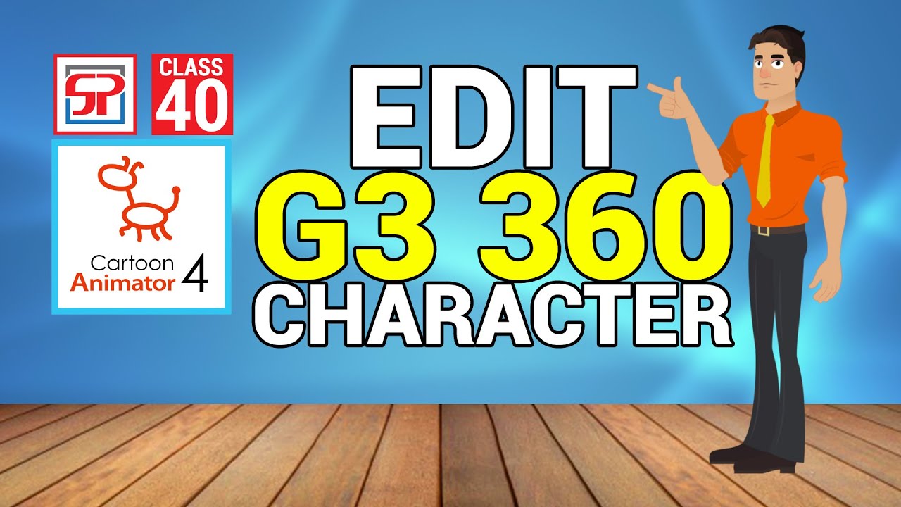 Cartoon Animator 4: How to edit G3 360 Character | 2D Animation | Hindi ...
