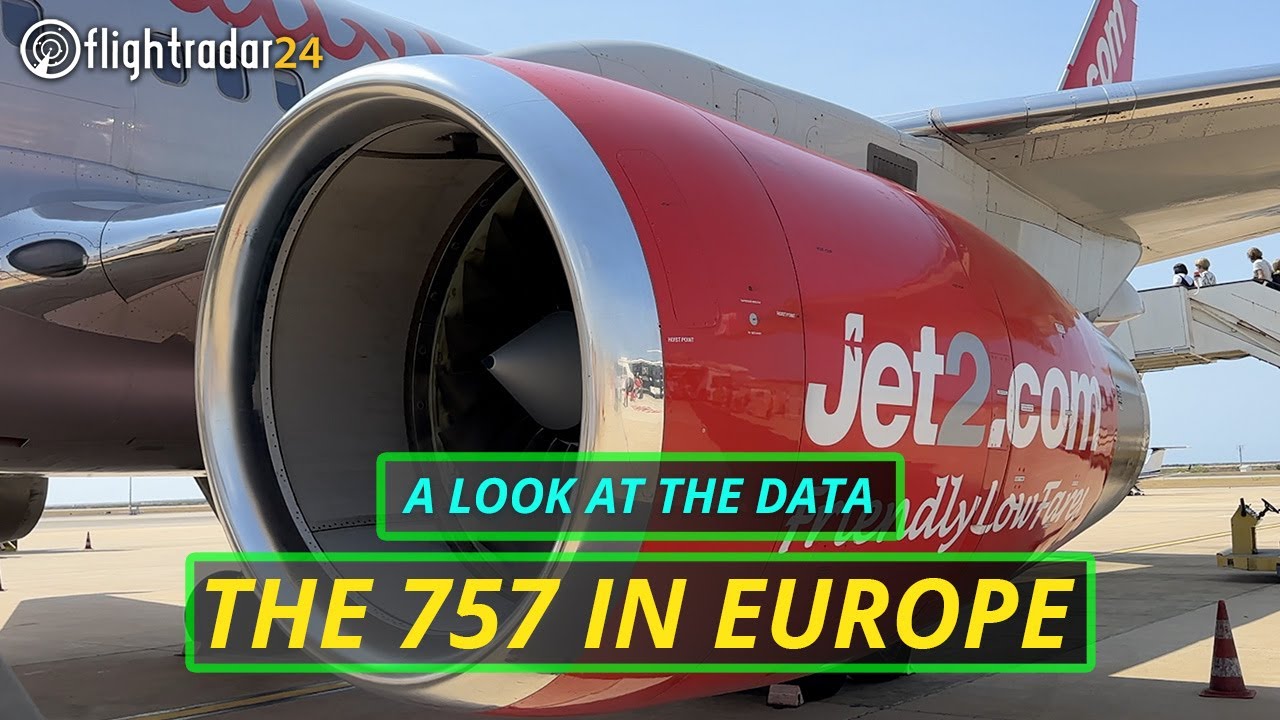 How many 757s are flying in Europe? A look at the data - YouTube