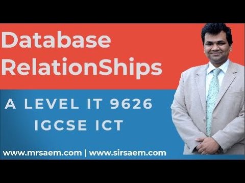Database Relationship Types | IGCSE ICT 0417 | A Level IT 9626 | A ...