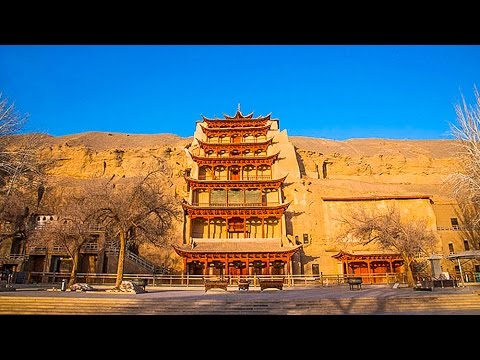 The Temple Caves Of Dunhuang At The Getty, Los Angeles - YouTube
