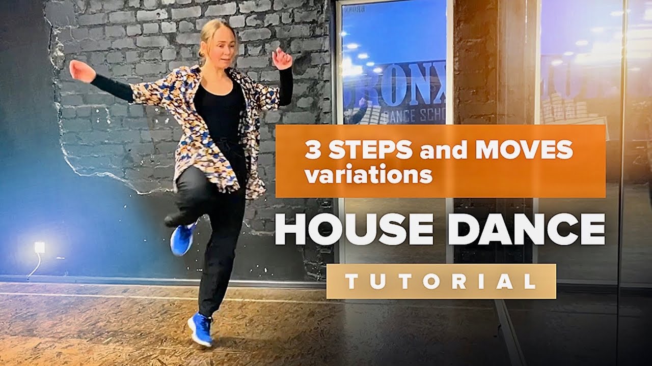 House Dance tutorial for beginner and advanced dancers | steps and moves variations - YouTube