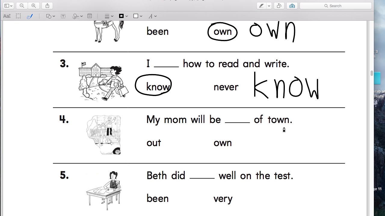 Journeys lesson 12 worksheet 1 - YouTube