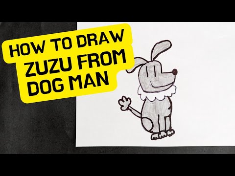 How to draw Zuzu from Dog Man - YouTube