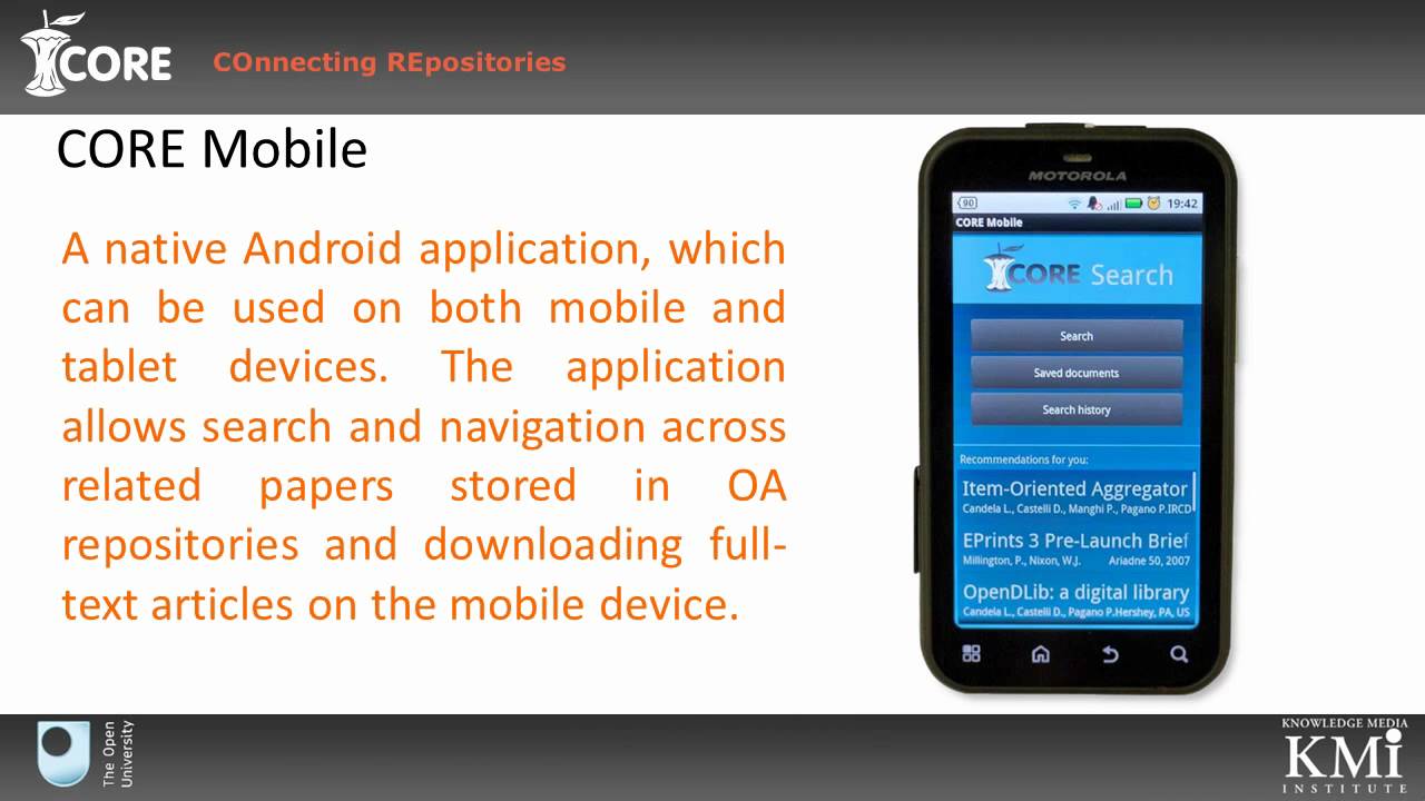 CORE - COnnecting REpositories - YouTube