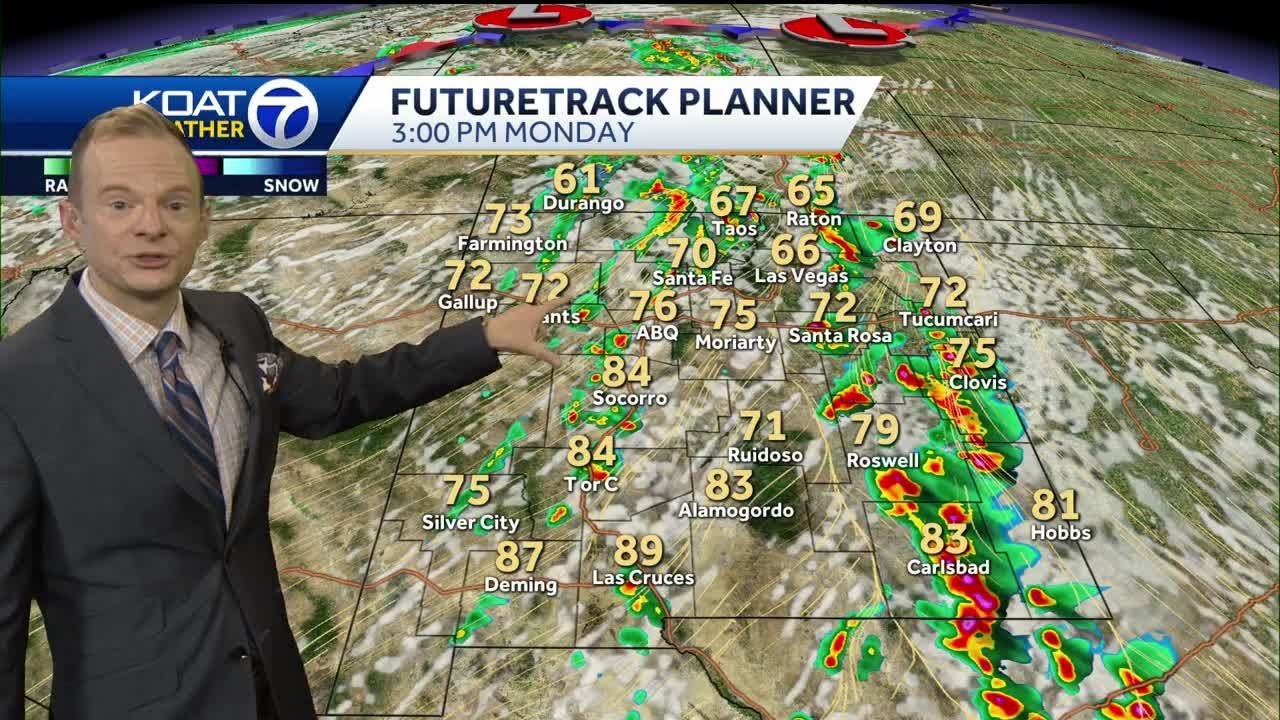 Hour by hour future track forecast for New Mexico - YouTube