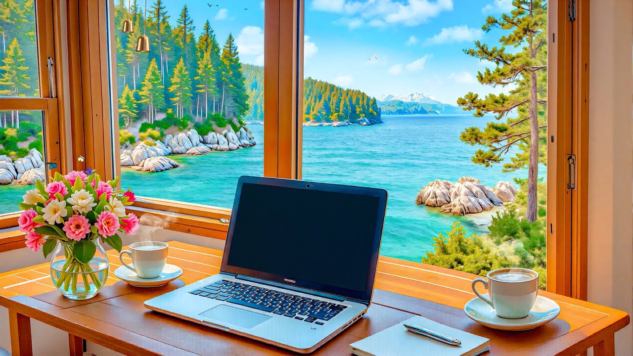 Chill to Bossa Nova & Ocean Waves 🌴 Tropical Relaxation Music for ...