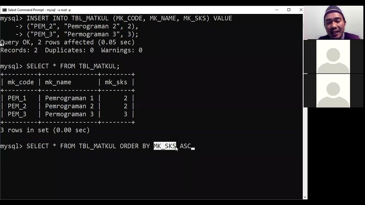 Database Part 2 Youtube