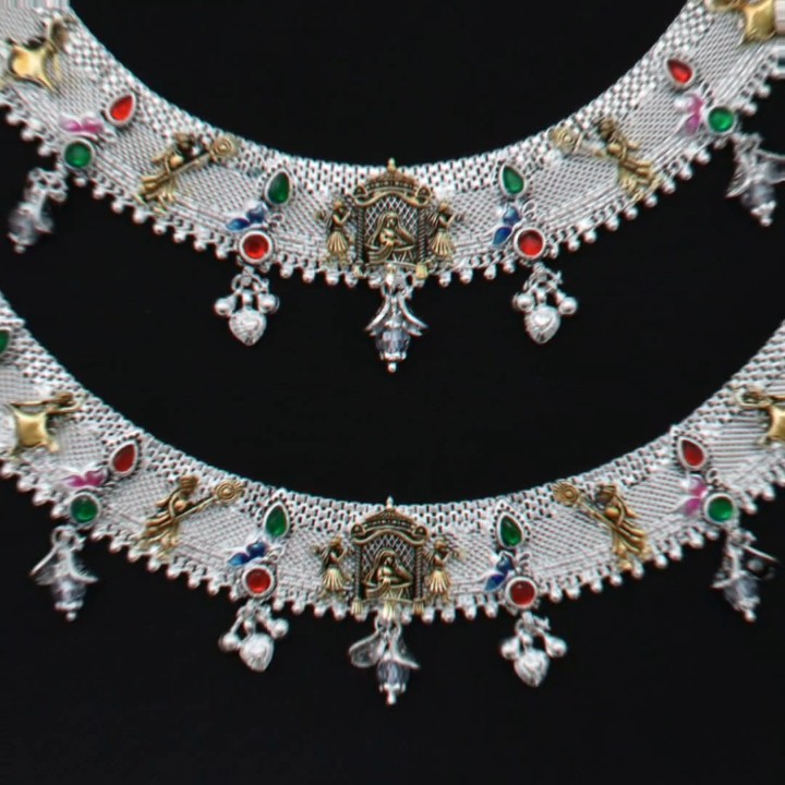 Letest model bridal pajeb #silver #youtubeshorts - YouTube